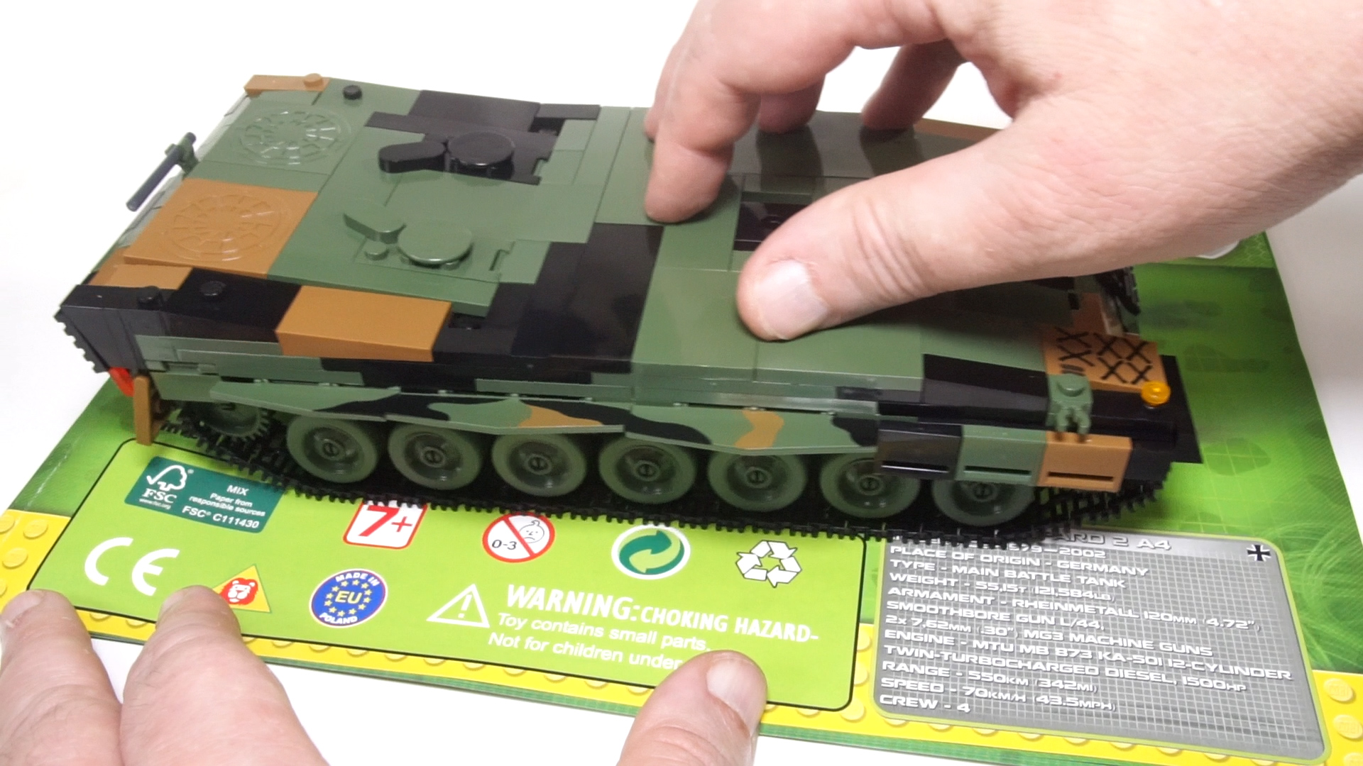 Cobi 2618 Leopard 2 A4 - Speed Build Review - BrickMeet DE