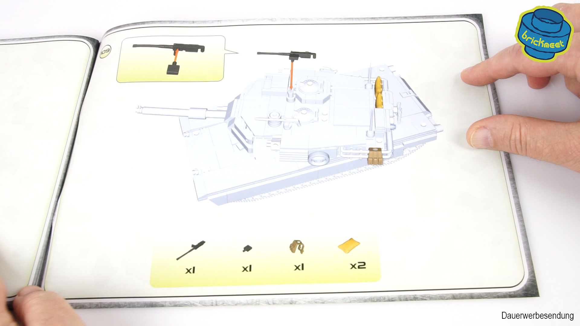 COBI 2619 M1A2 Abrams - Speed Build Review - BrickMeet DE