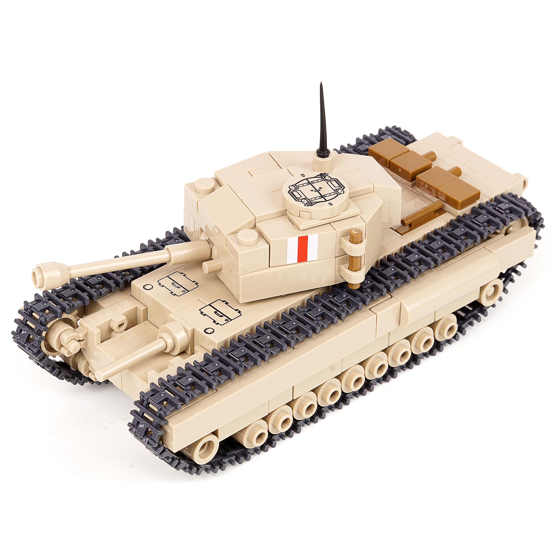 COBI 3064 WoT Churchill I (Scale 1:48) - Speed Build Review - BrickMeet DE