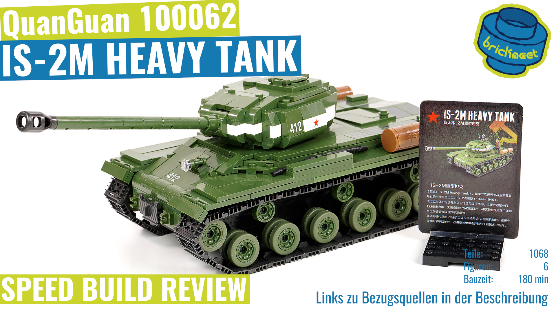 COBI 2557 - Jagdpanzer 38(t) Hetzer *Limited Edition* (Speed Build ...