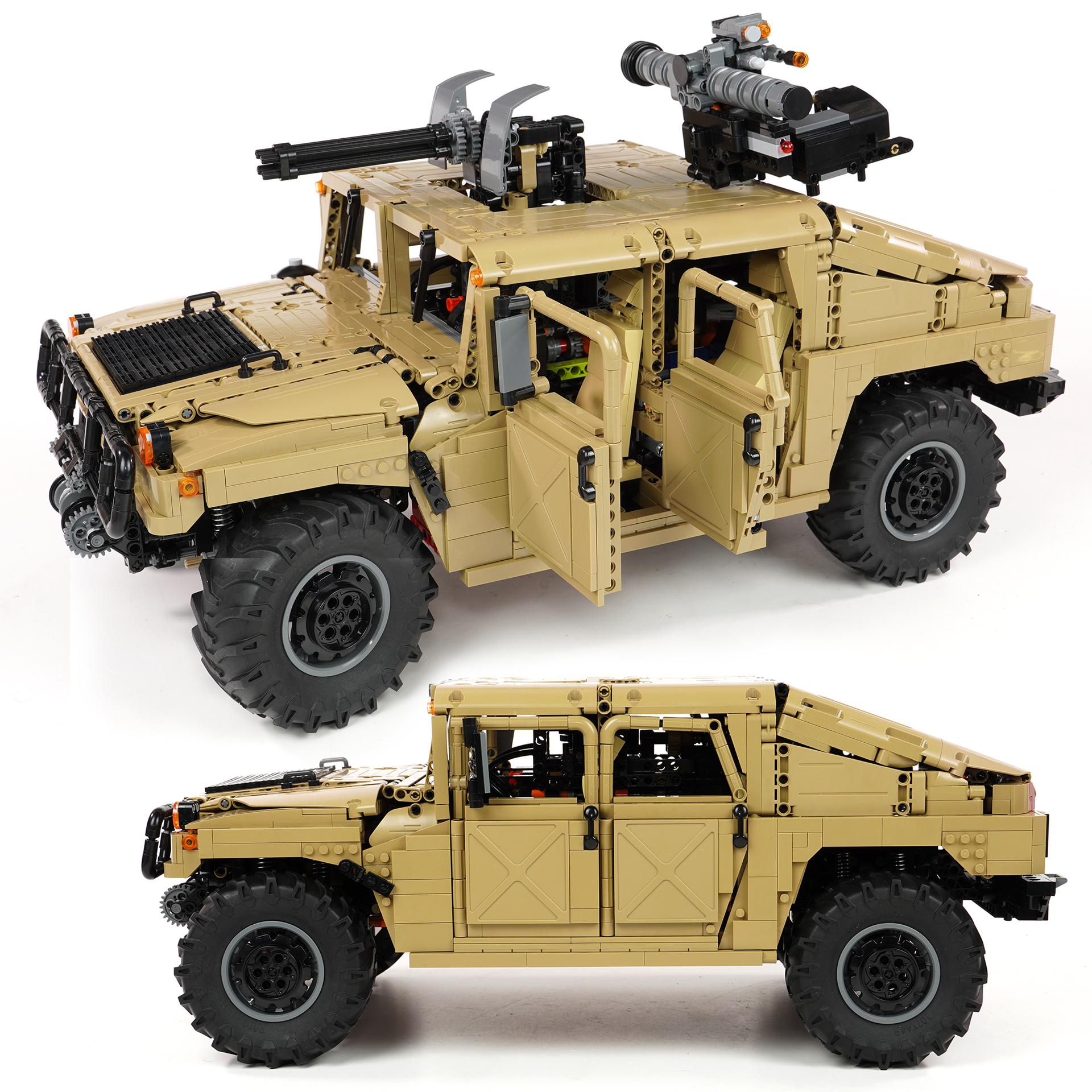 CaDA C61036 - GIANT 1:8 HUMVEE (Speed Build Review) - BrickMeet DE