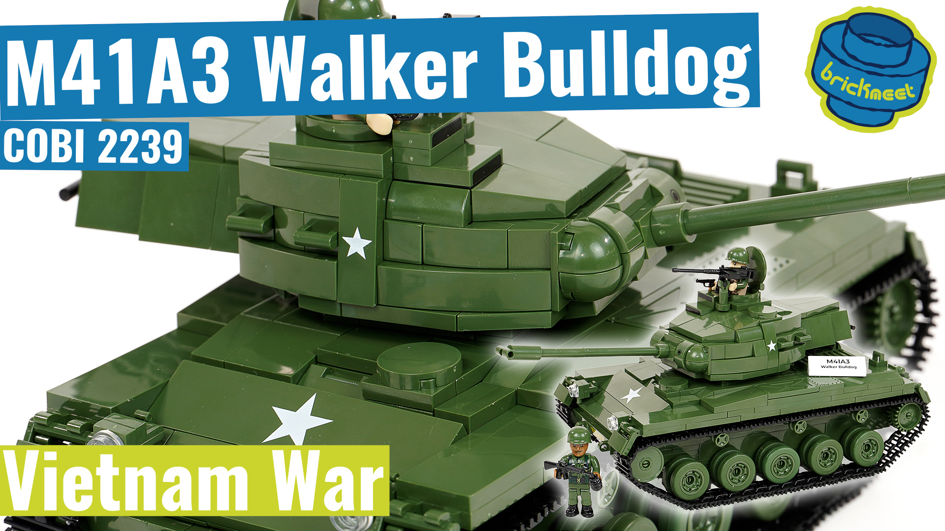 COBI 2471 - M26 Pershing - Speed Build Review - BrickMeet DE