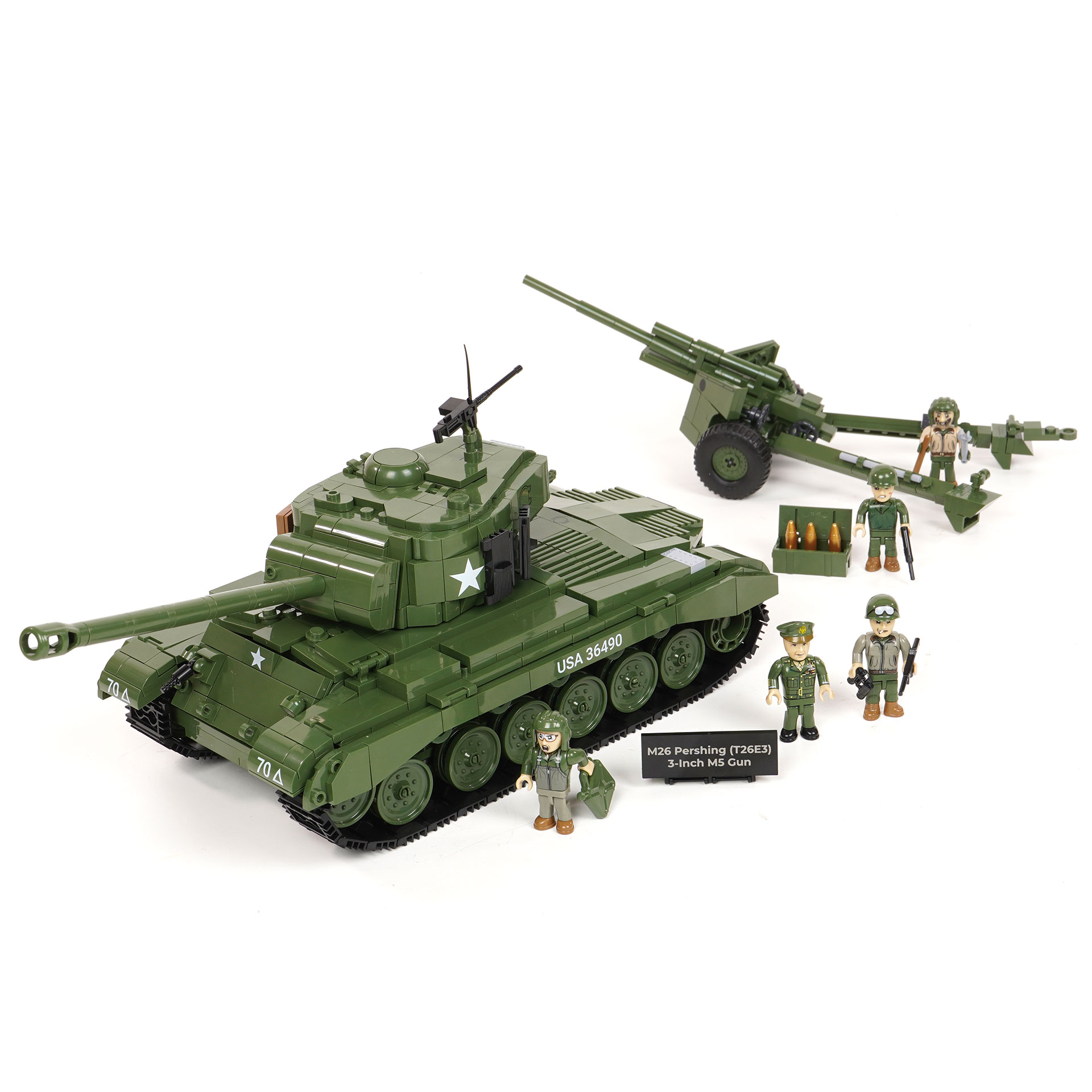 COBI 2563 - M26 Pershing & M5 Gun Executive Edition (Speed Build Review ...