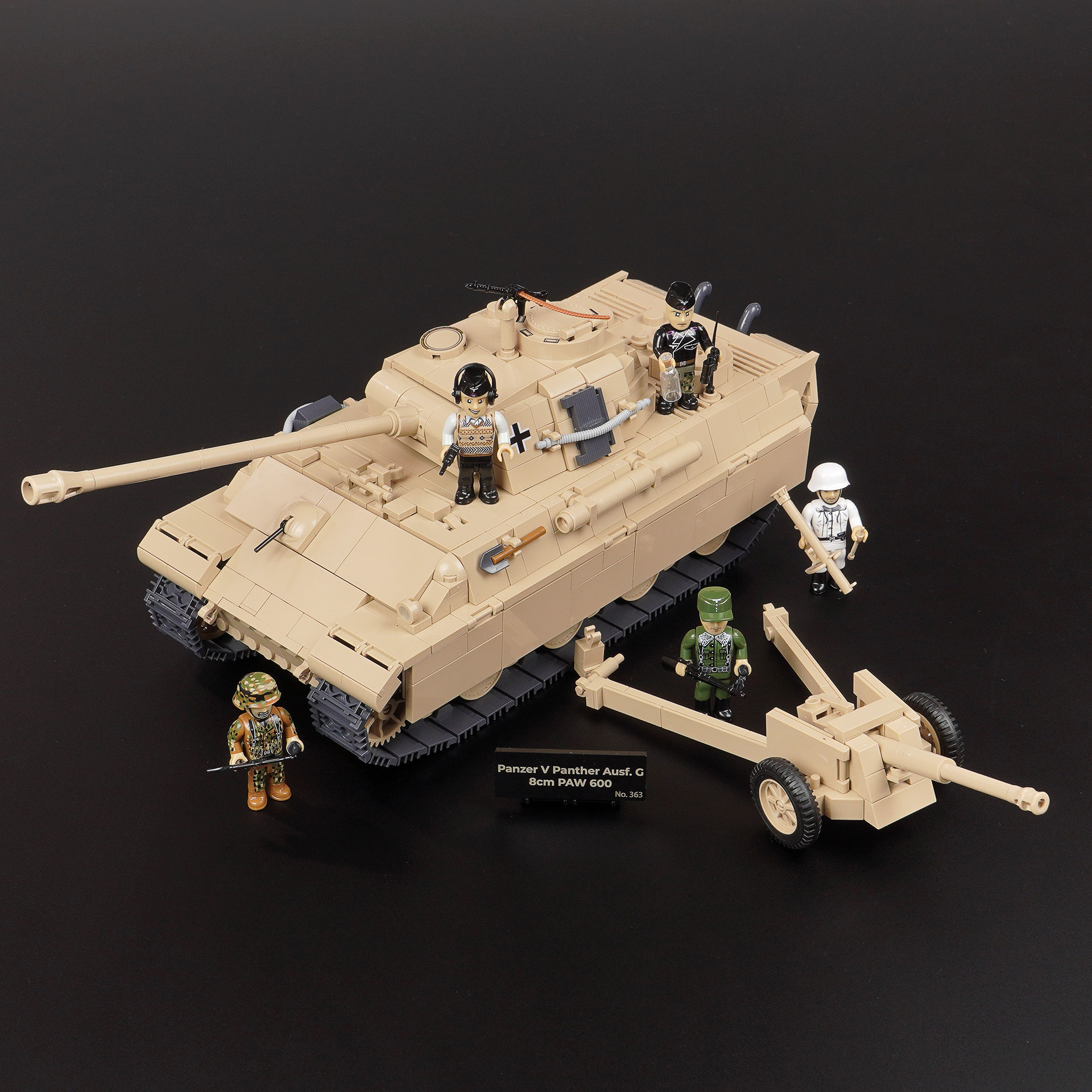 COBI 2565 - PzKpfw V PANTHER + 8CM PAW 600 *LIMITED EDITION* (Speed ...