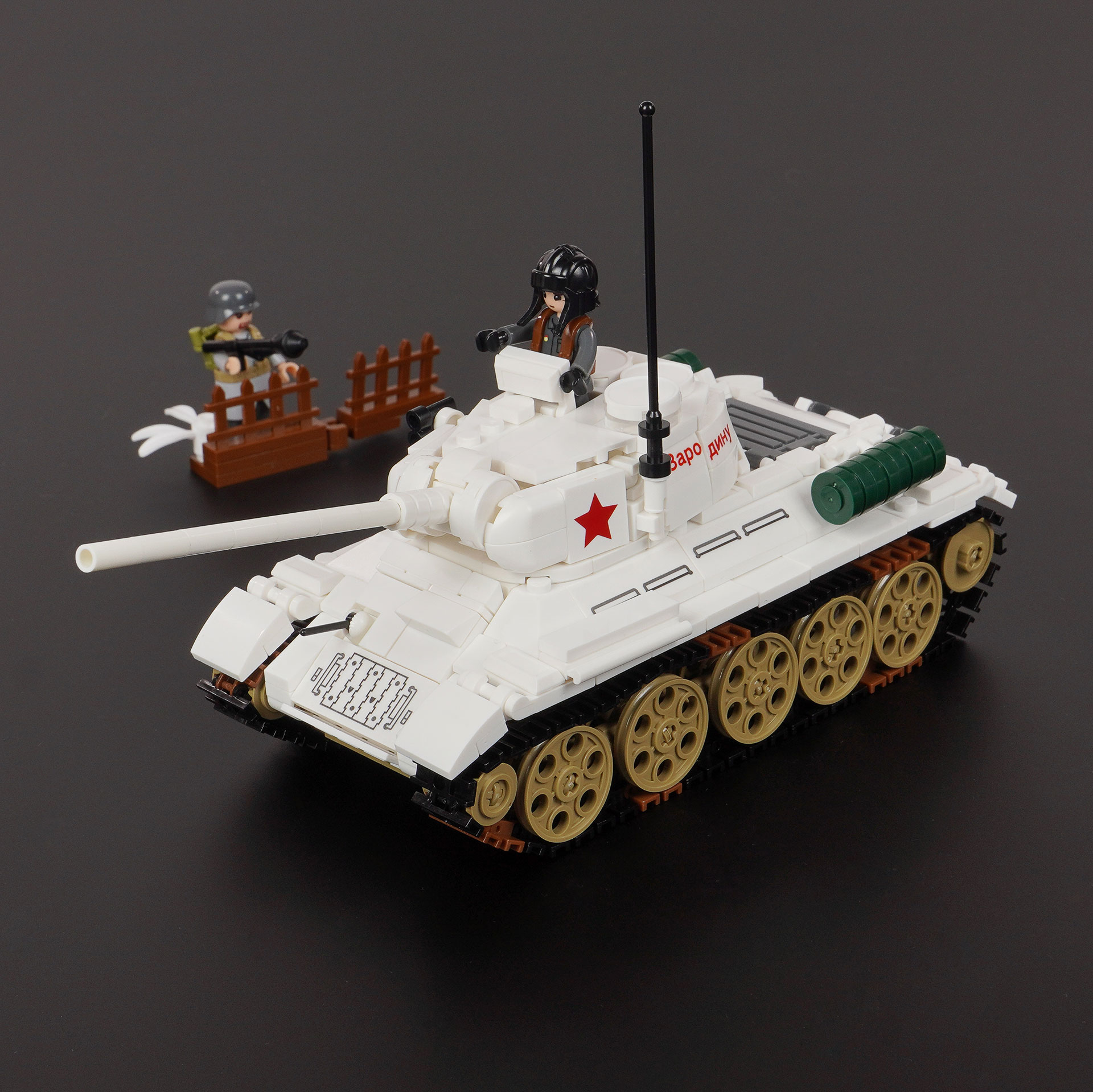 T-34/85 Winter Camouflage - Sluban B0978 (Speed Build Review ...