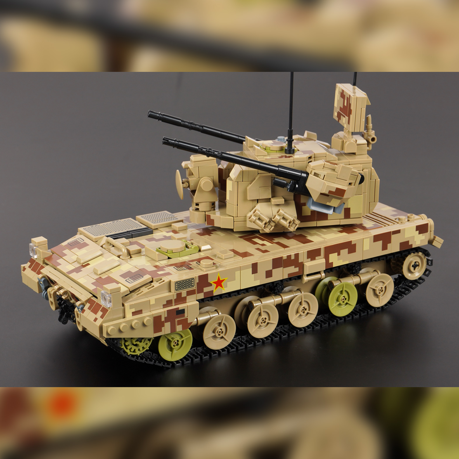 Panlos 688006 - Type 09 Anti-Aircraft Artillery (Speed Build Review ...