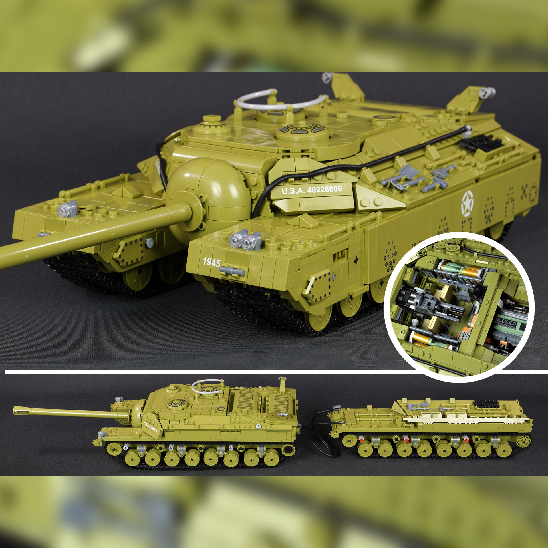 Panlos 628010 - T-28 "DOOM TURTLE" Super Heavy Tank (Speed Build Review ...