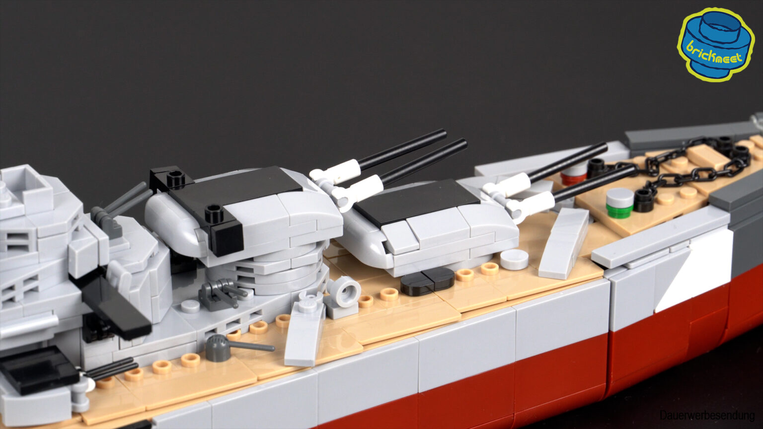 Sluban B1102 - Battleship Bismarck & Tirpitz (Speed Build Review ...