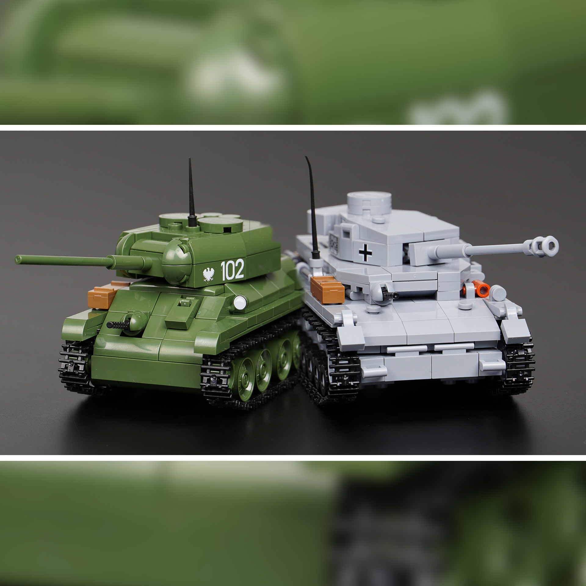 COBI 2714 & 2716 - T-34-85 meets Panzer IV (Speed Build Review ...