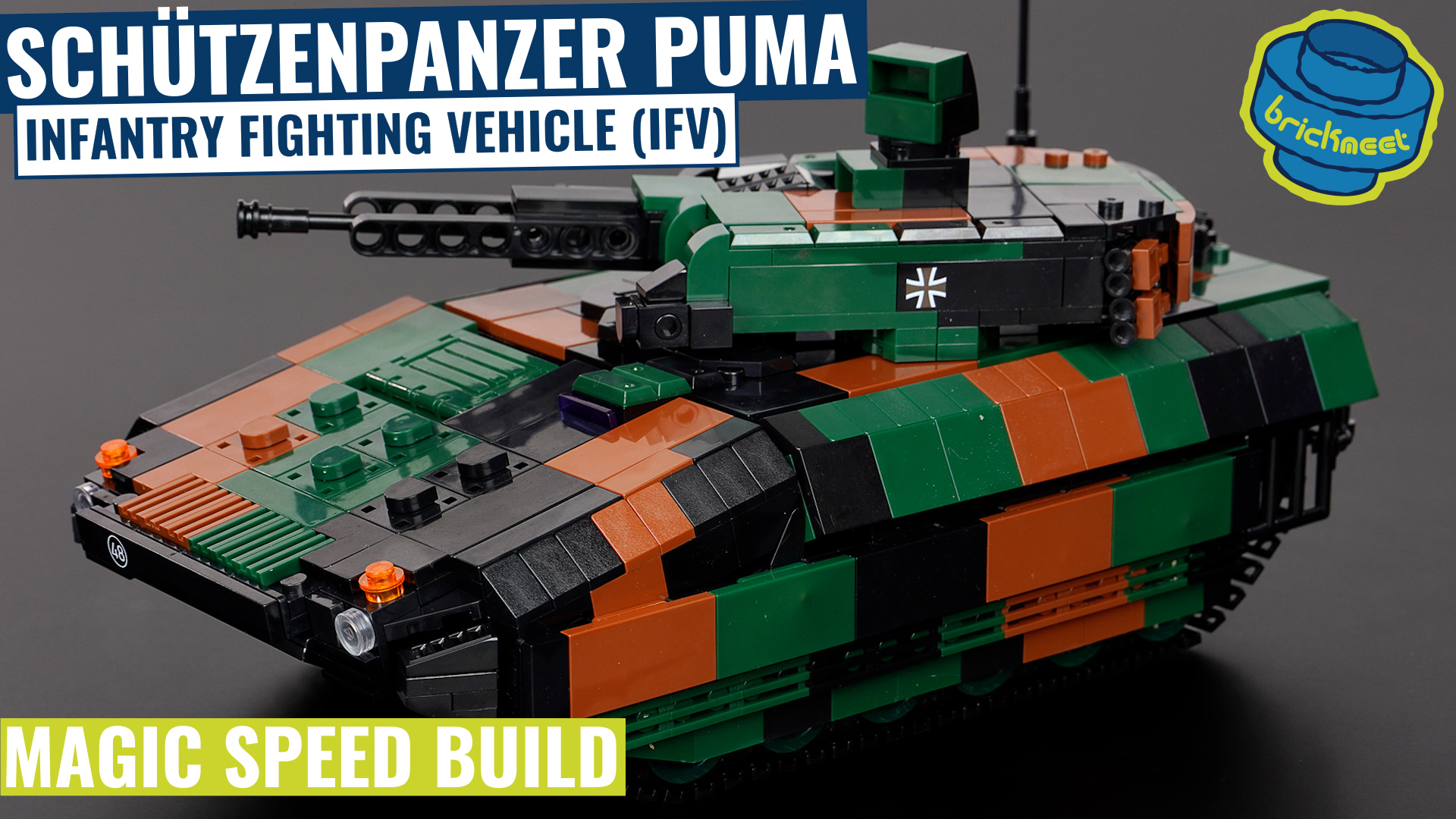 Sluban B0851 - PzKpfw VI Tiger I *RC* (Speed Build Review) - BrickMeet DE