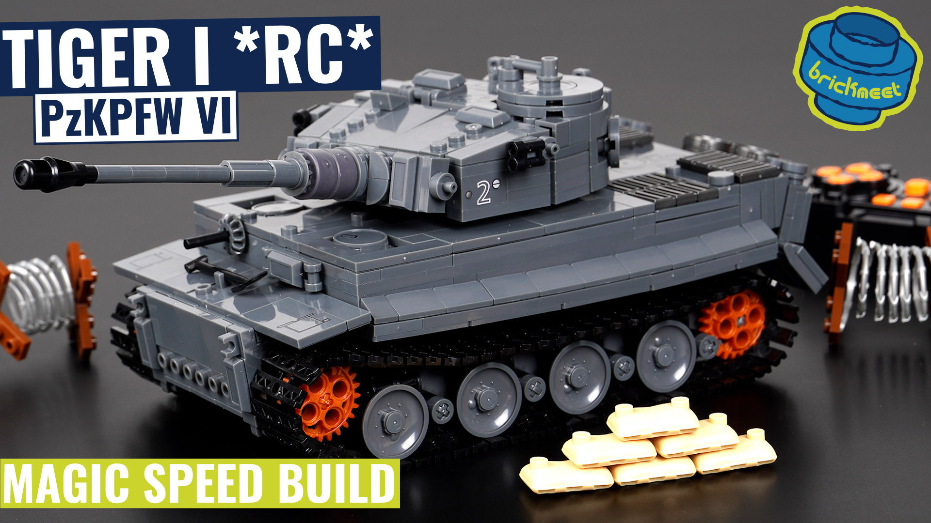 Sluban B0892 - ModelBricks M1A2 Abrams MBT (Speed Build Review) - BrickMeet DE