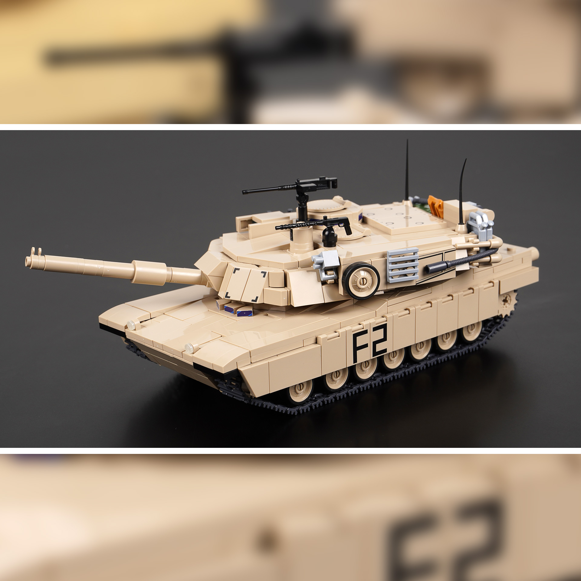COBI 2622 - M1A2 Abrams - Iraq Version (Speed Build Review) - BrickMeet DE