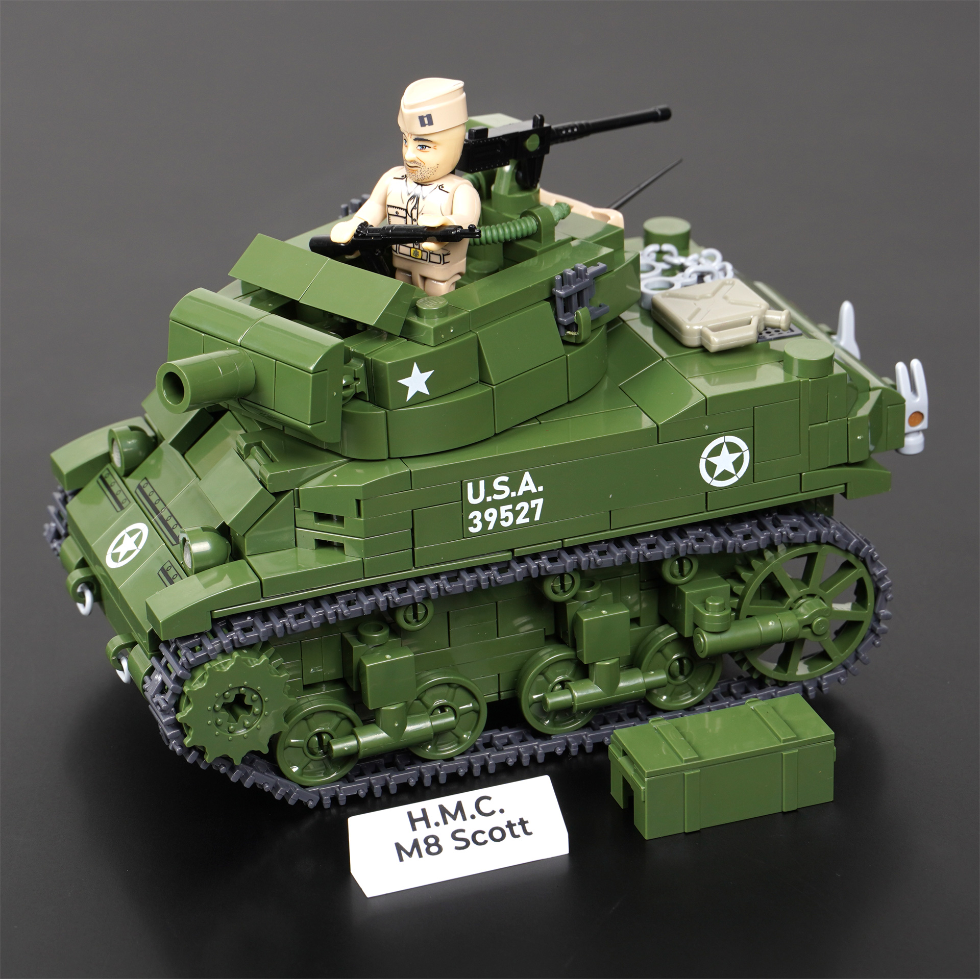 COBI 2279 - M8 Scott 75mm Howitzer Motor Carriage (Speed Build Review ...
