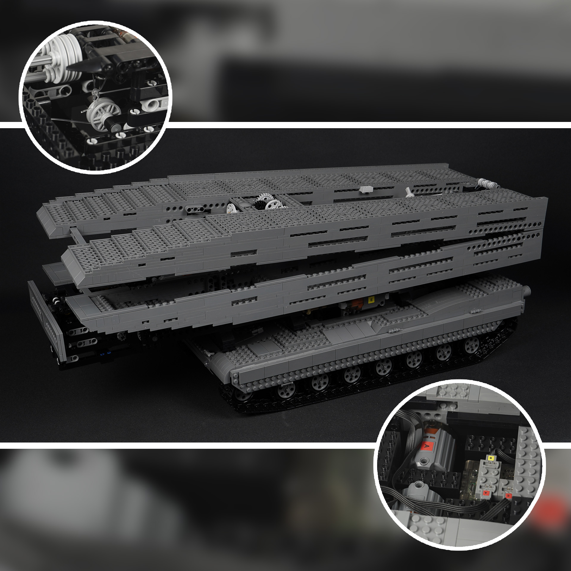 MouldKing 20002 - Abrams Bridge Layer Tank - RC & fully working ...