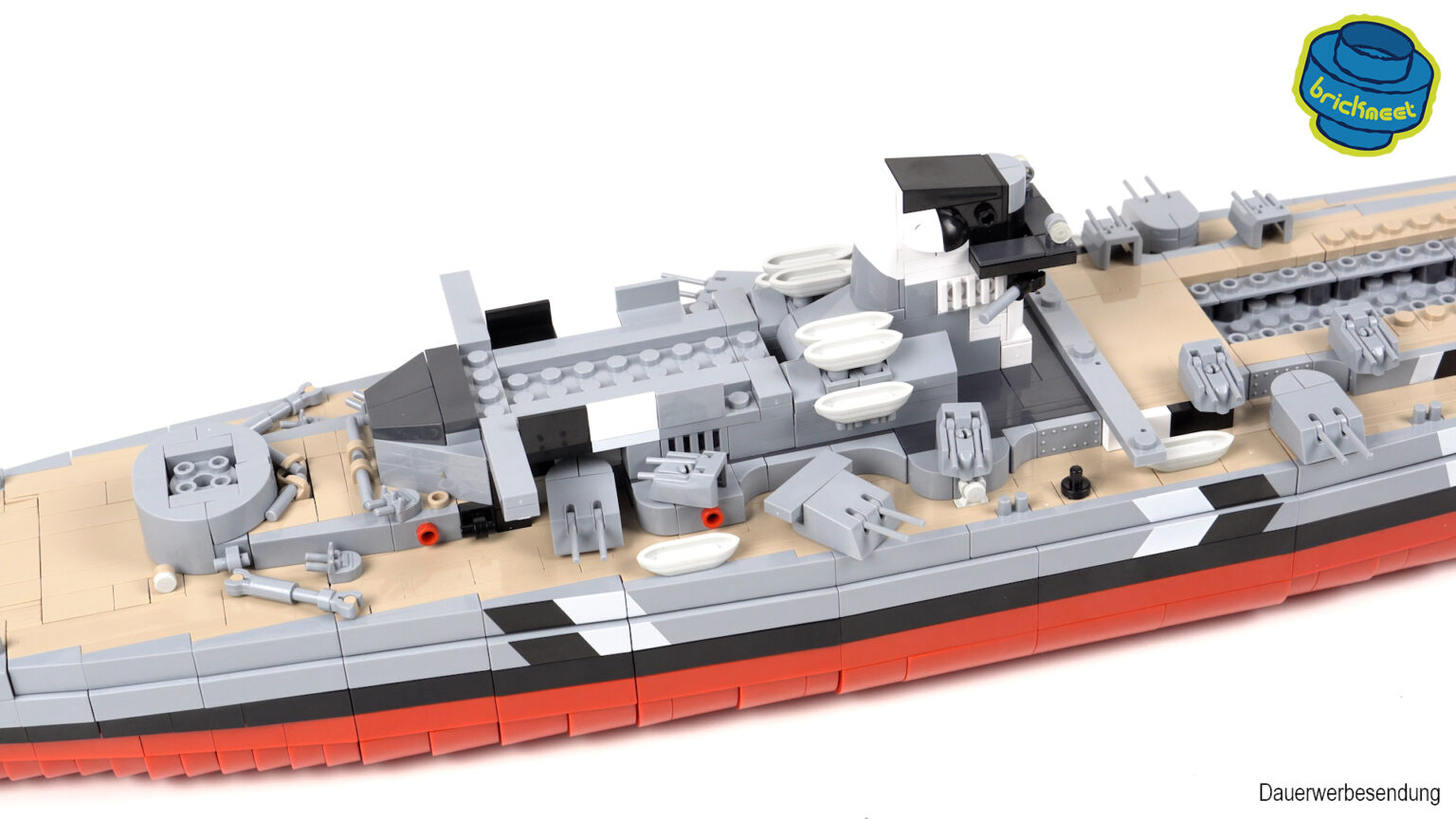 COBI 4841 - Battleship Bismarck (Speed Build Review) - BrickMeet DE