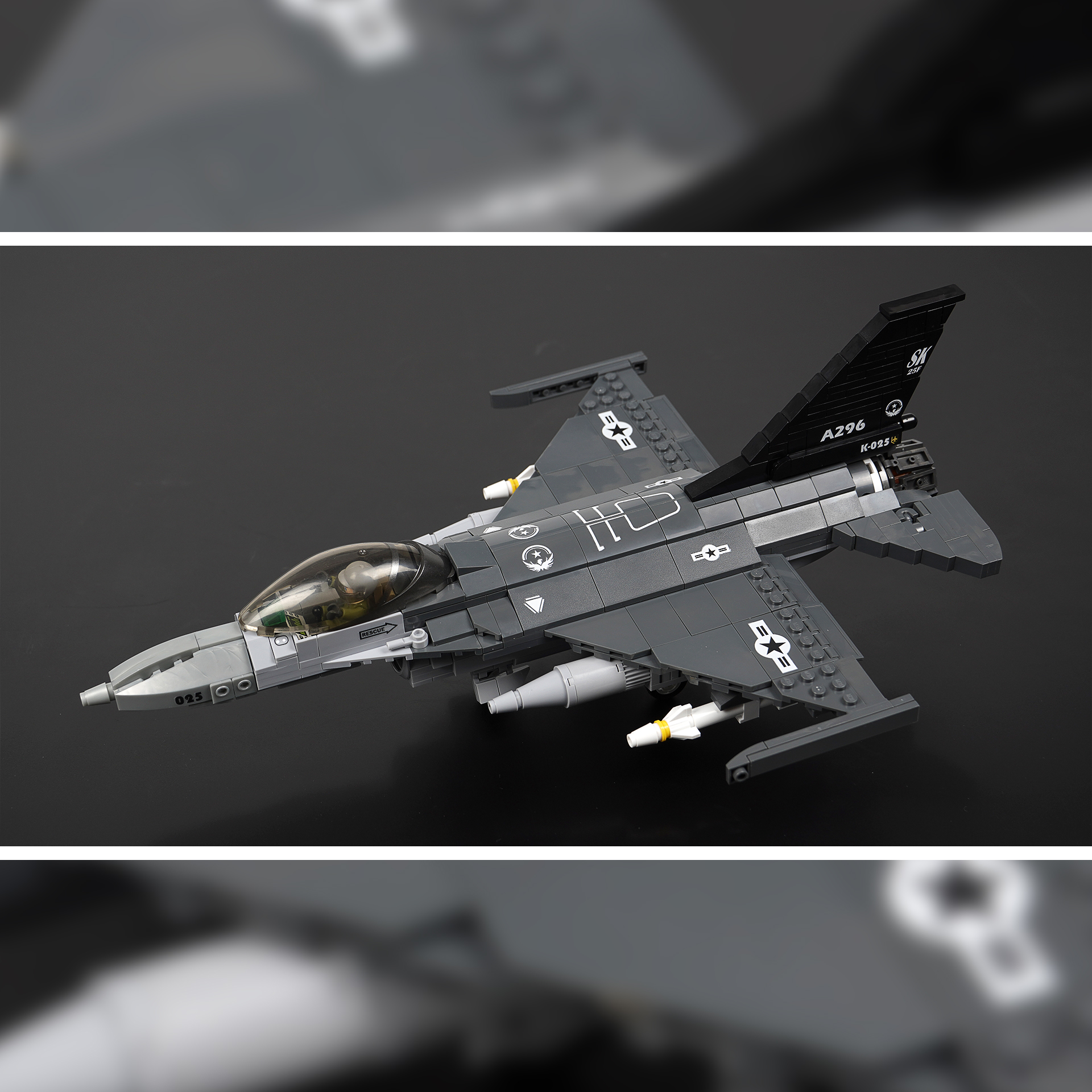 Sluban B0891 - F-16C Falcon (Speed Build Review) - BrickMeet DE