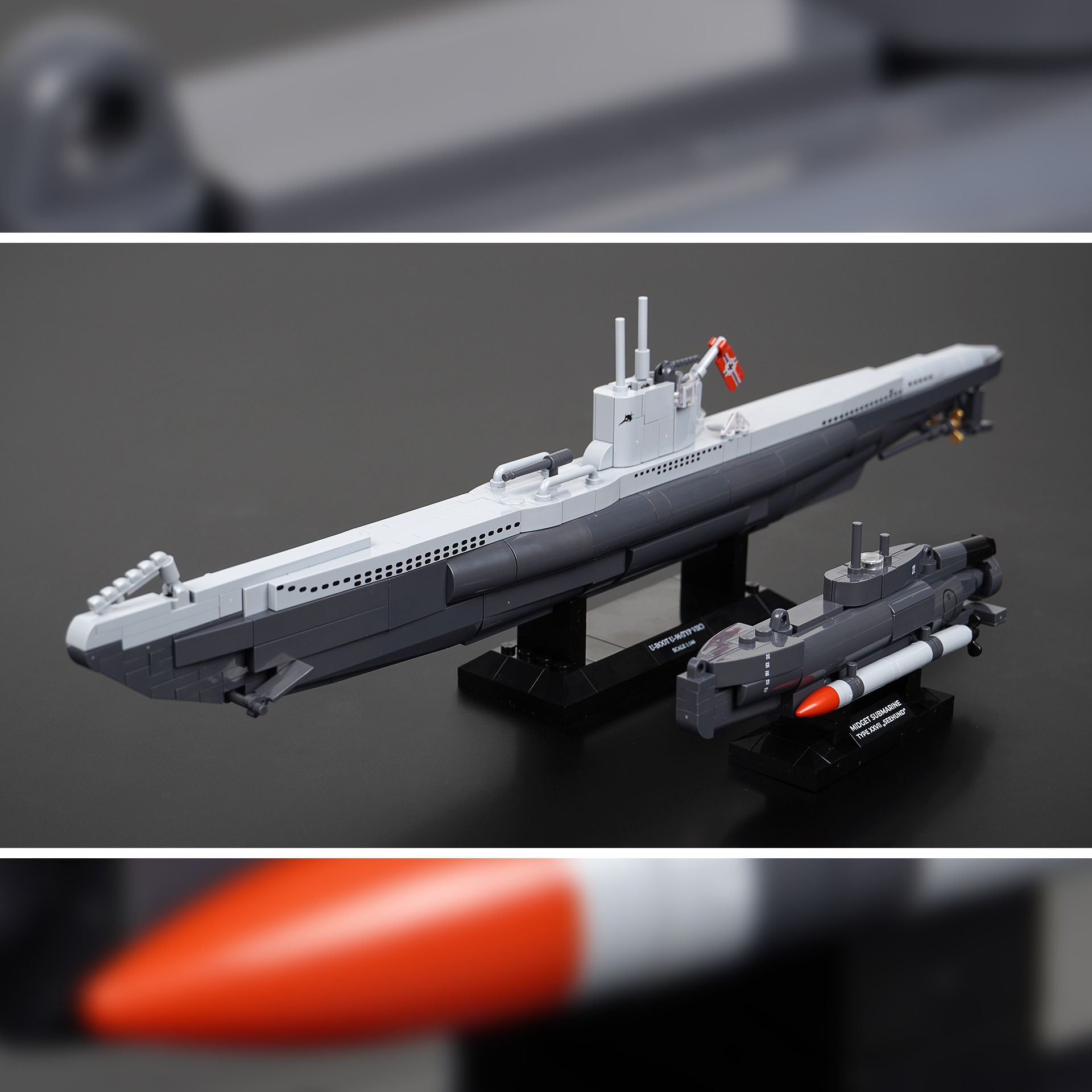 COBI 4846+4847 - U-Boot U-96 + U-Boot Seehund - (Speed Build Review ...