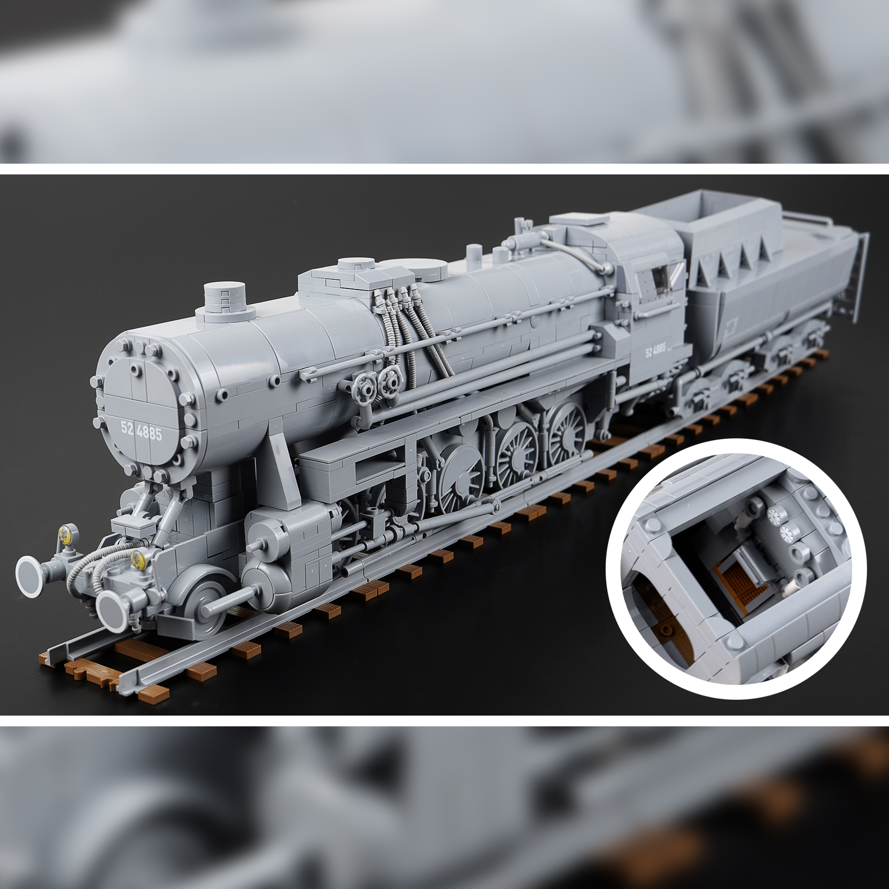COBI 6281 - Kriegslokomotive Baureihe BR52 - (Speed Build Review ...
