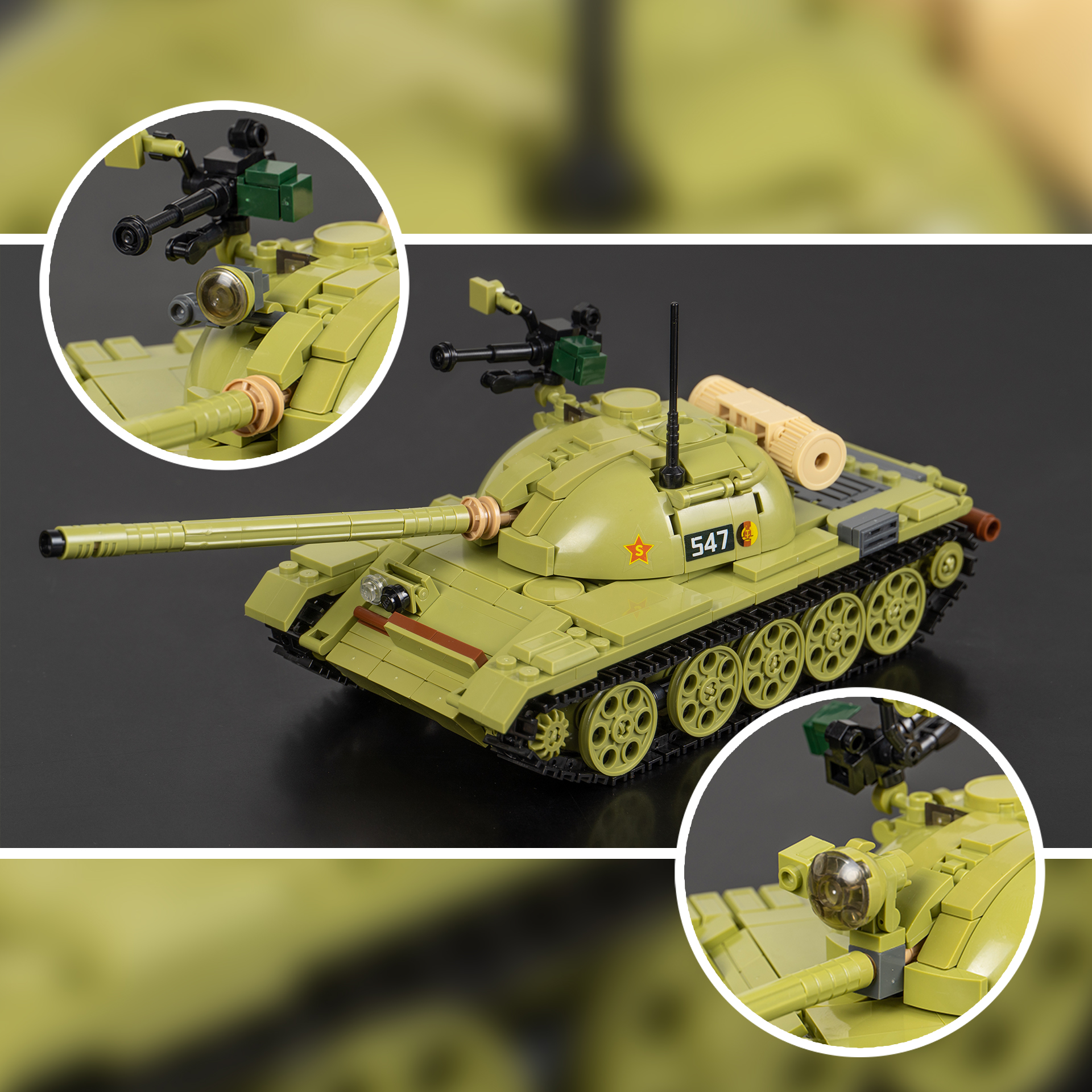 Sluban B1135 - T-54S / T-55AS / T-69S - Soviet Medium Tank Triple ...