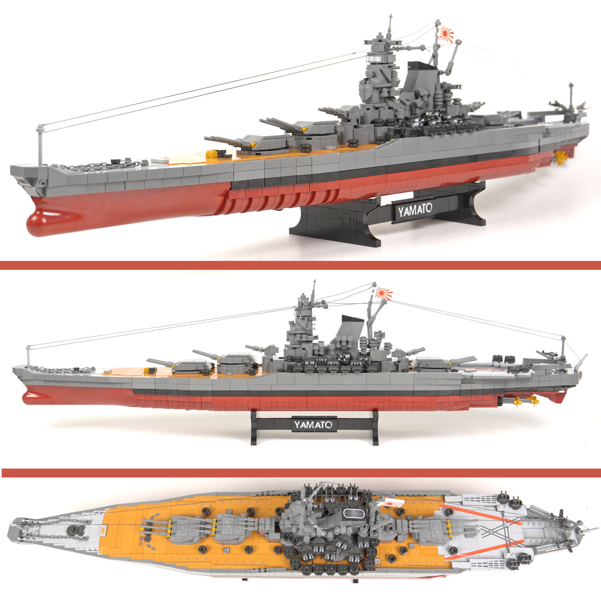 MISINI M7001 - Yamato Battleship (Speed Build Review) - BrickMeet DE